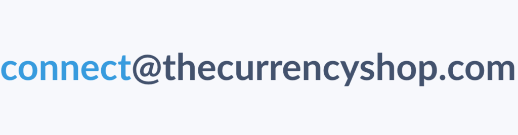 Contact us | The Currency Shop